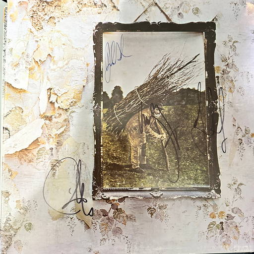 Led Zeppelin Autographed Hand Signed Record Album The Original Lineup ...