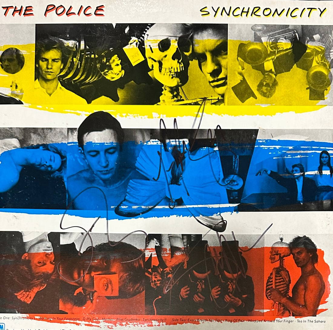 The Police Autographed Record Album Lp W/coa Auction