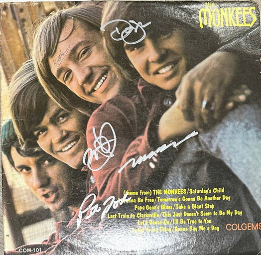 The Monkees Autographed Album W/coa
