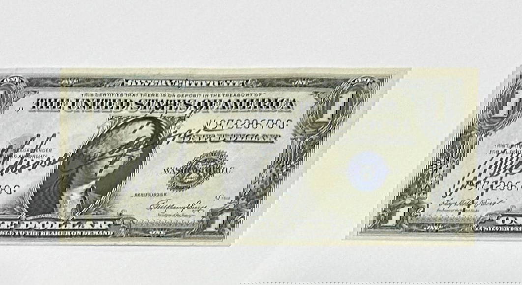 Al Capone Autographed $1 Bill W/coa Auction