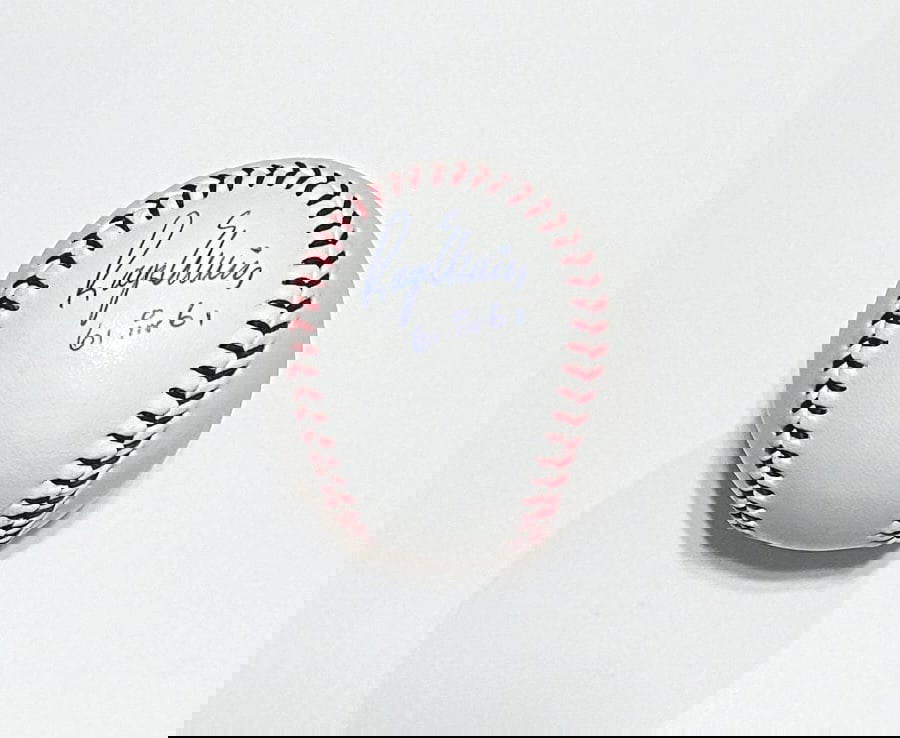 Roger Maris Autographed Baseball Auction