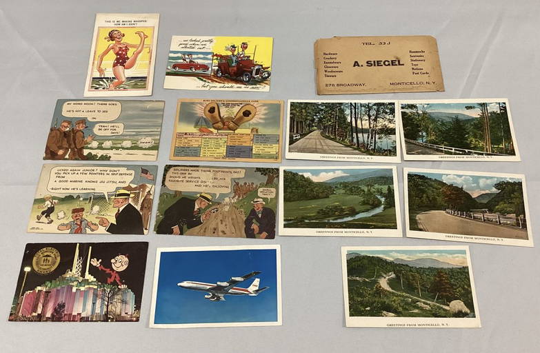Wwii, 1942 Dick Tracy, Reddy Kilowatt & Other Post Cards