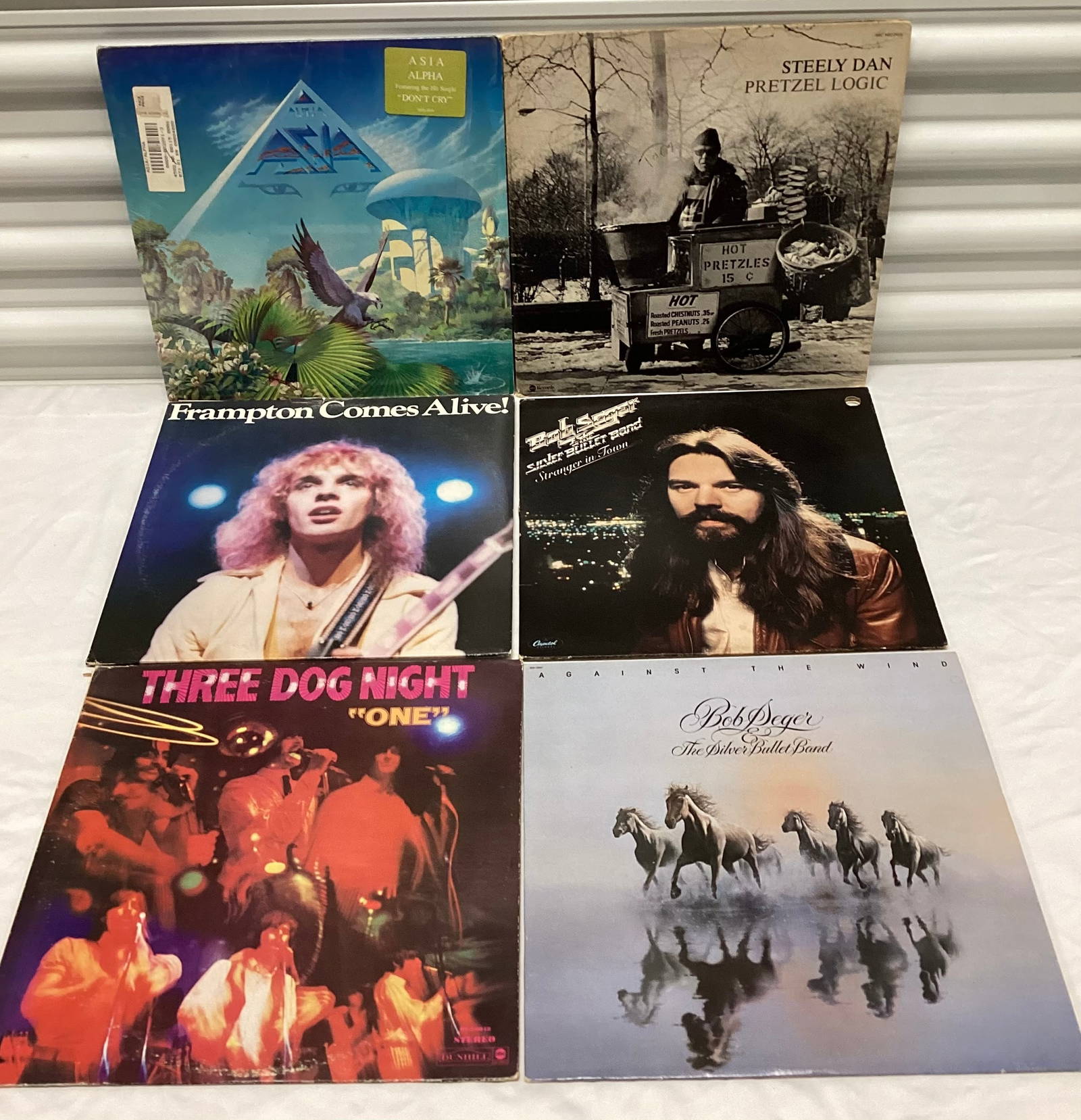 Vintage Rock Vinyl Records Auction