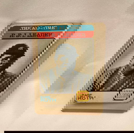 Babe Ruth All Time Rbi Leader Tcg Card