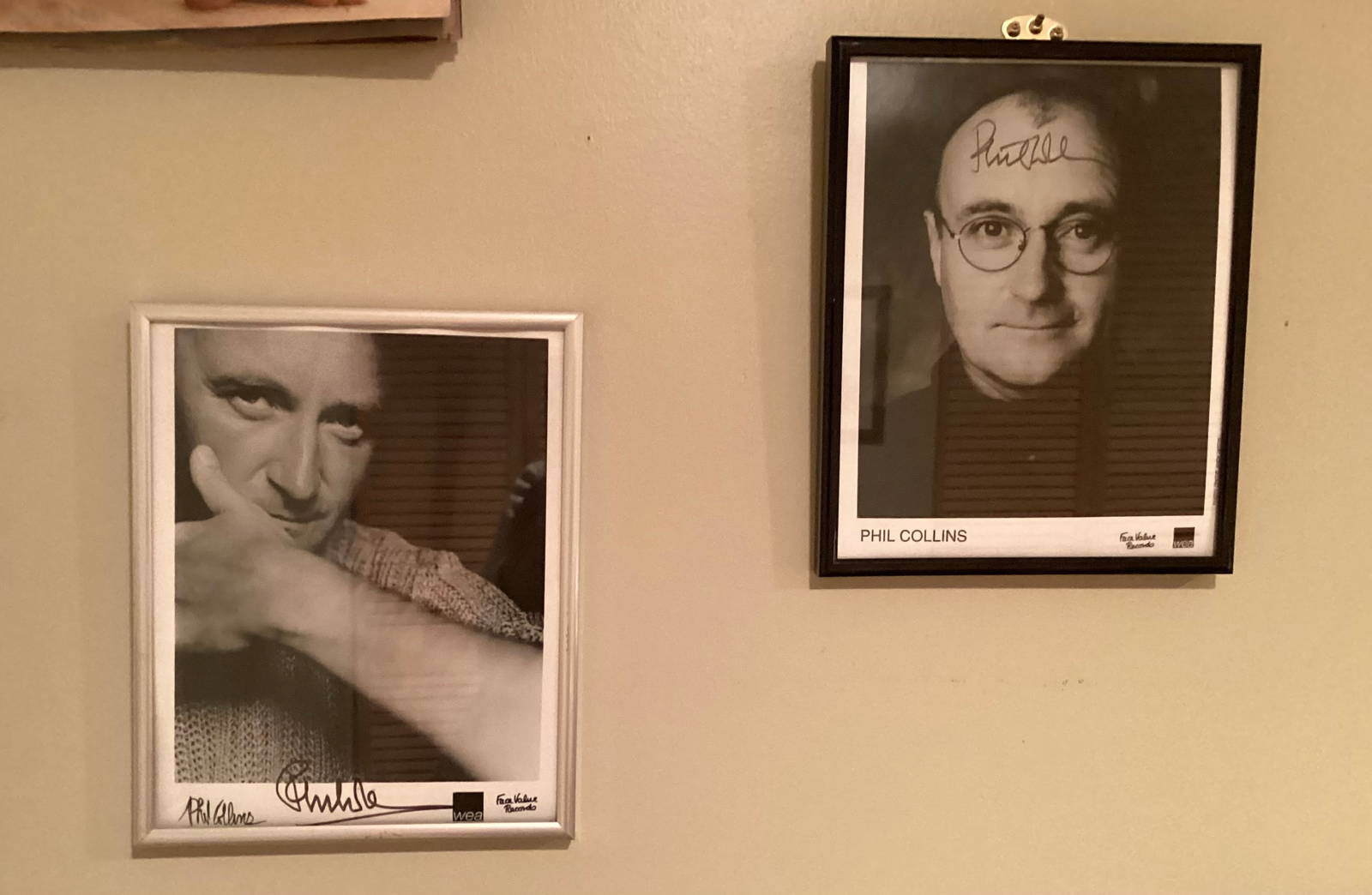Autographed Signed Phil Collins Photos Auction