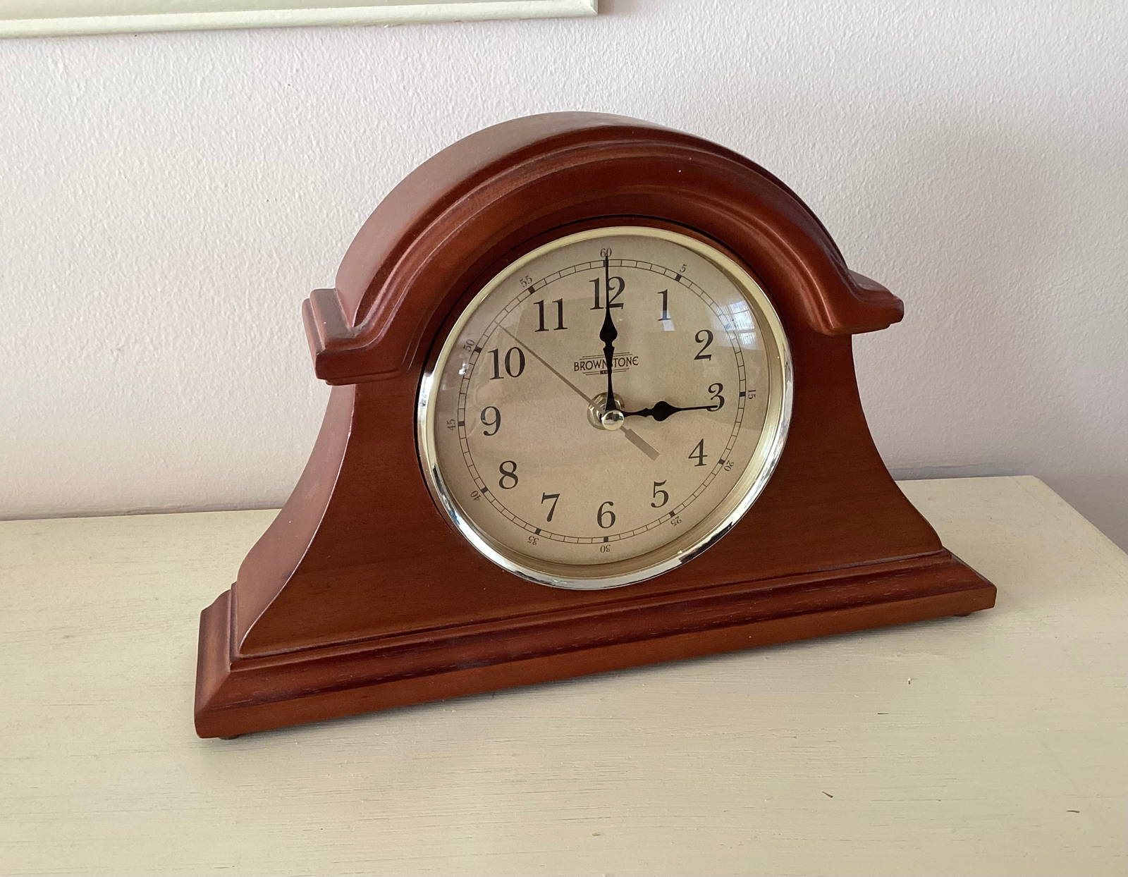Brownstone Mantle Clock Auction