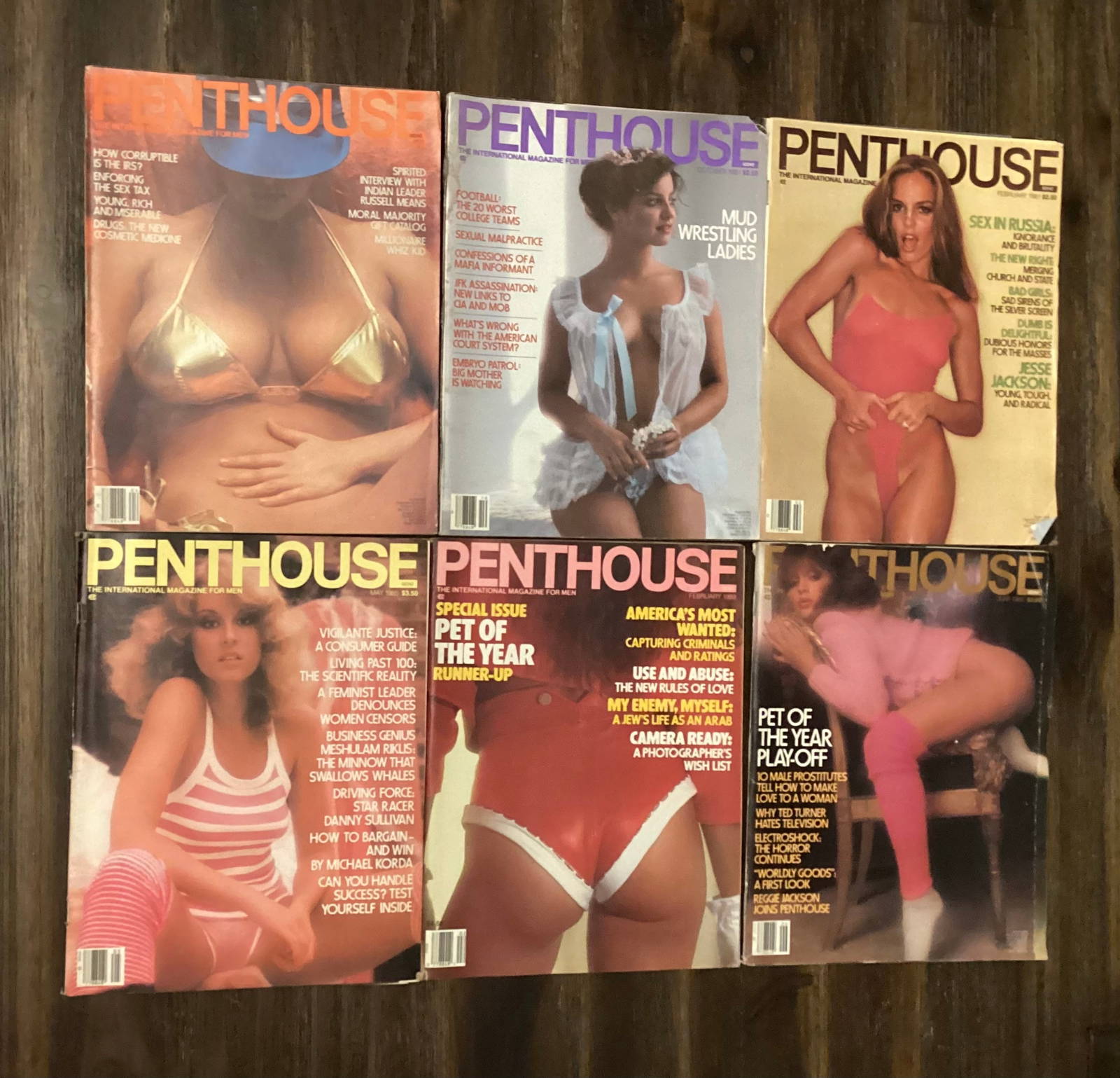 1980s Penthouse Magazines Auction