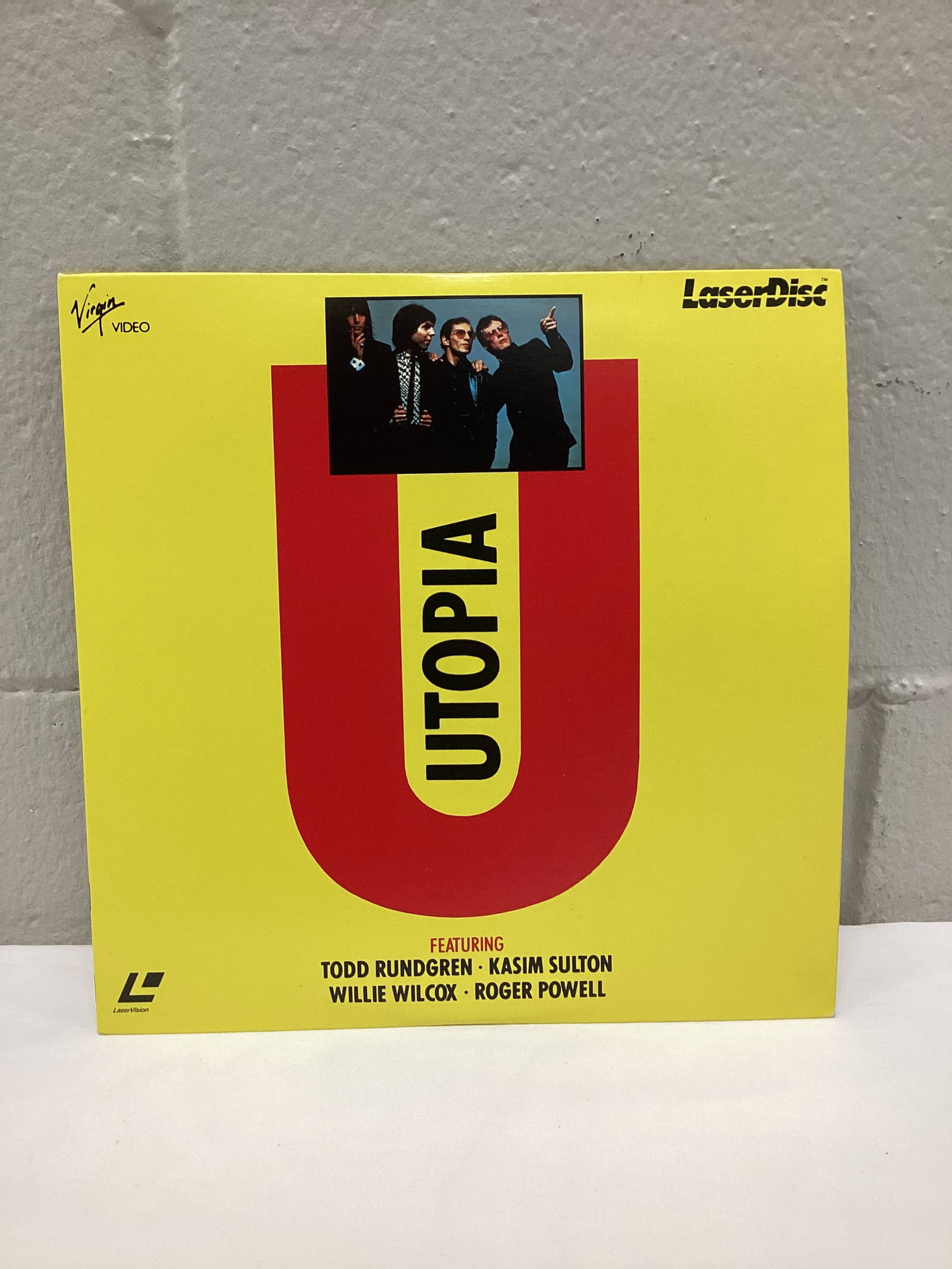 Rare Japanese Utopia Self Titled Laser Disc Auction