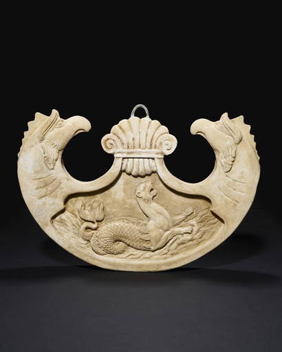 A Rare Roman Marble Oscillum, Circa 1st Century A.d.