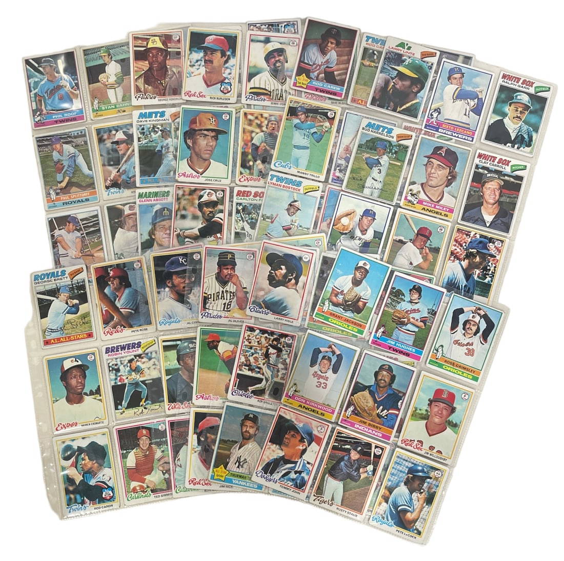 Vintage Baseball Trading Card Collection Auction