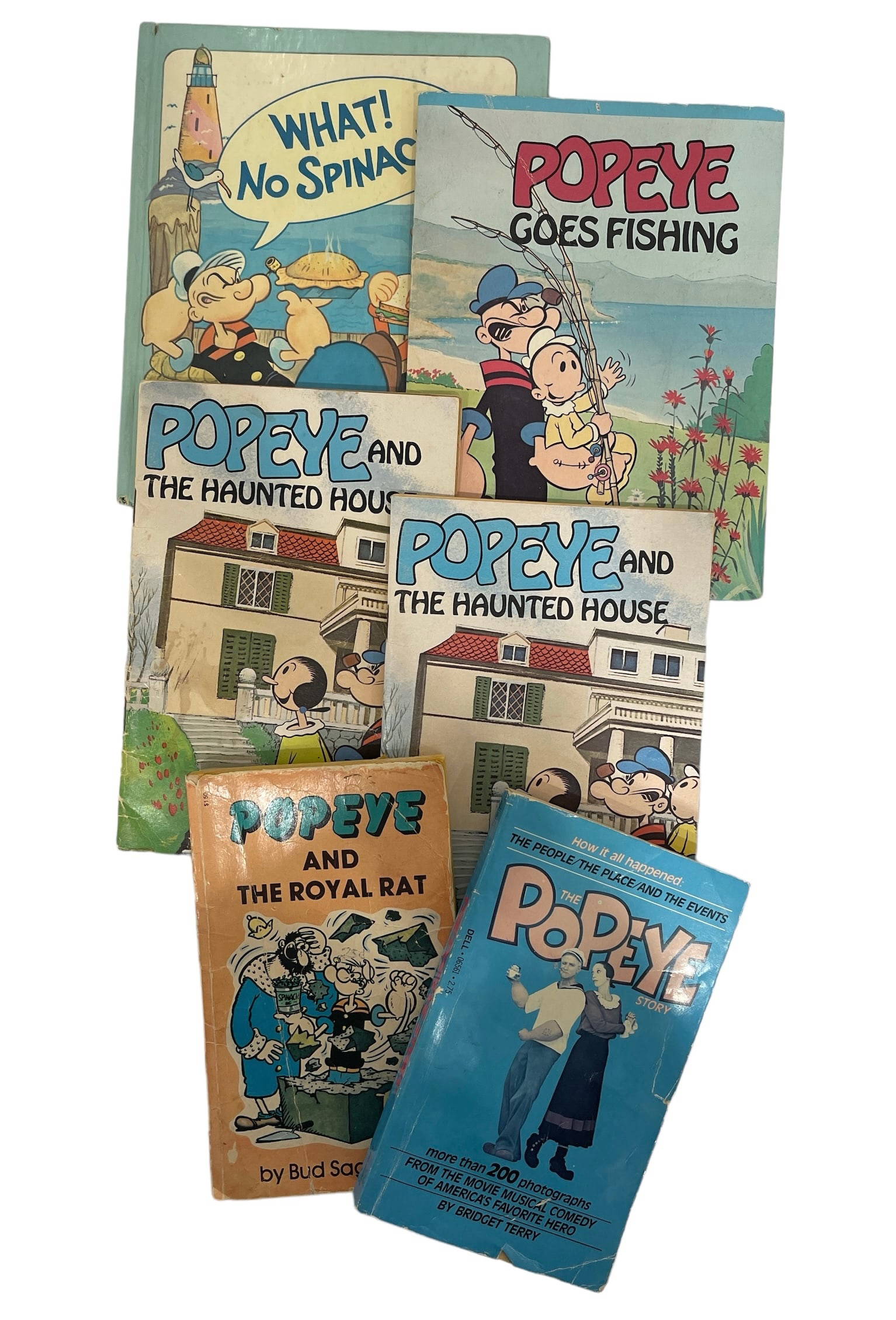 Lot Of 6 | Vintage Popeye Book Collection Auction