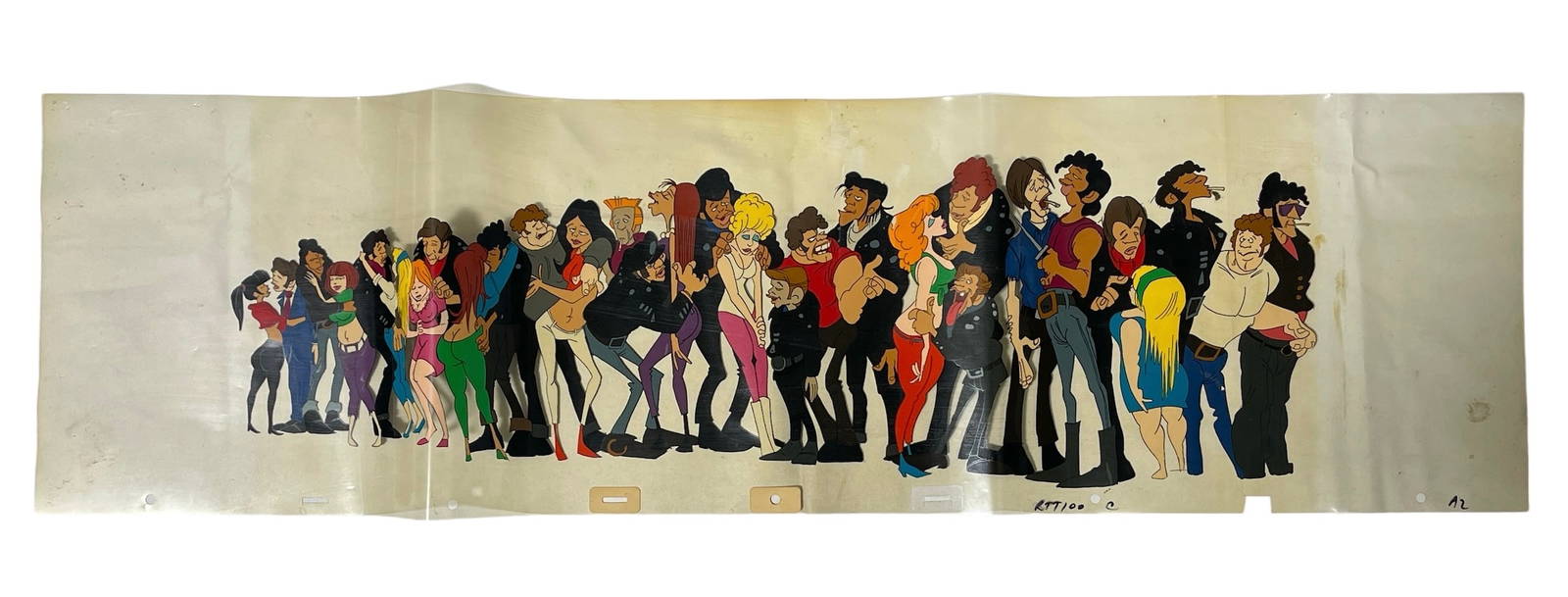 Hand-painted Animation Cel | Grease | No Coa Auction