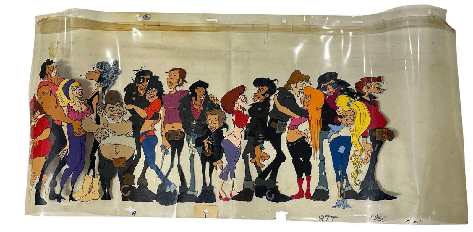 Hand-painted Animation Cel | Hey Good Lookin' By Ralph Bakshi | No Coa ...
