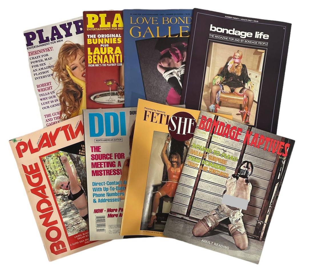 Vintage Erotic Adult Magazine Collection Auction