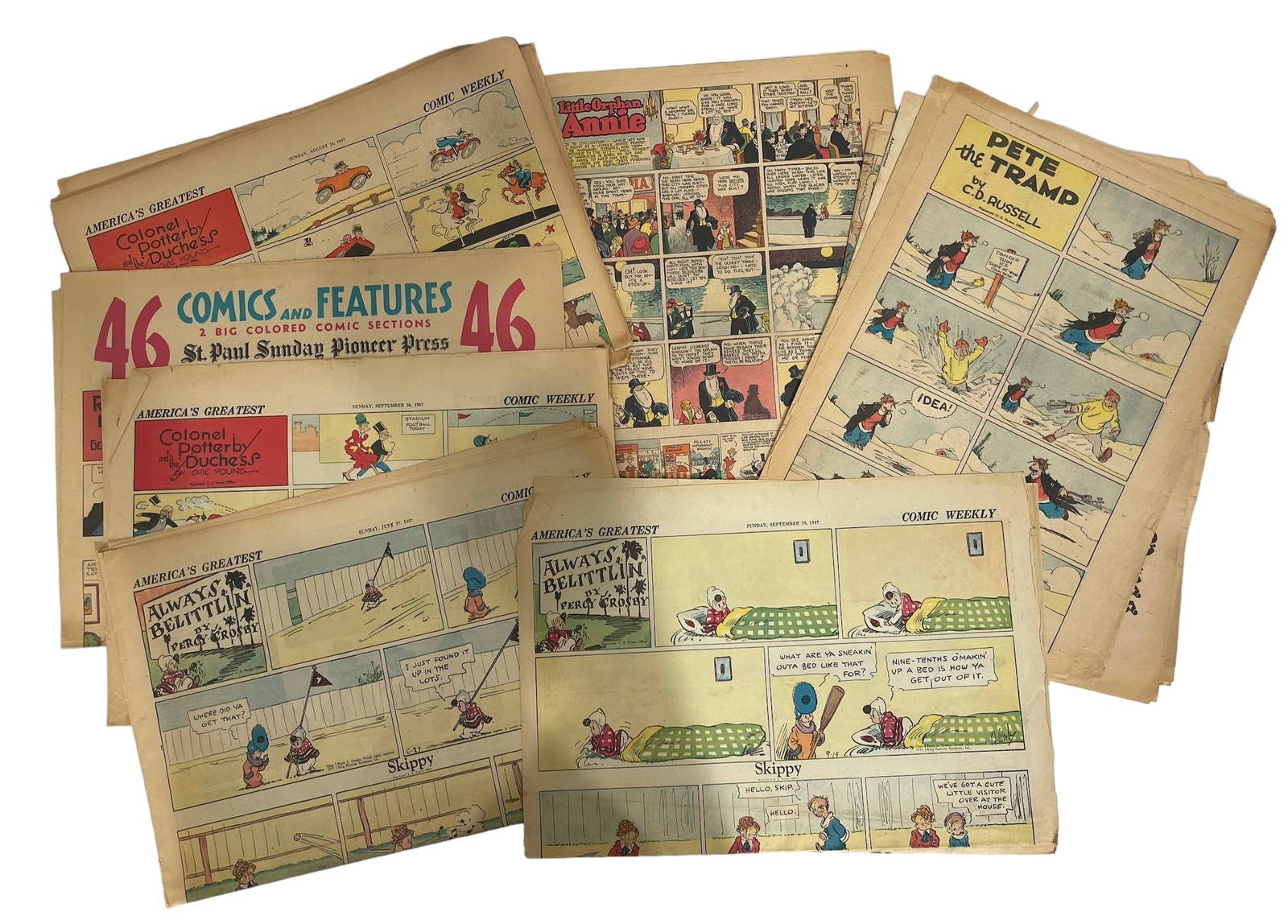 Rare Newspaper | Comic Section Collection Auction