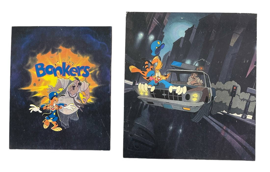 Lot Of 2 | Bonkers Artwork On Foam Board | Print Auction