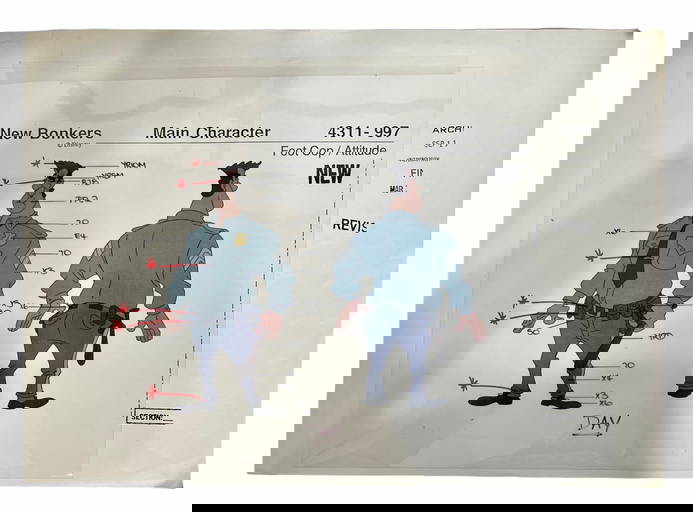 Character Model Sheets | Bonkers | Prints