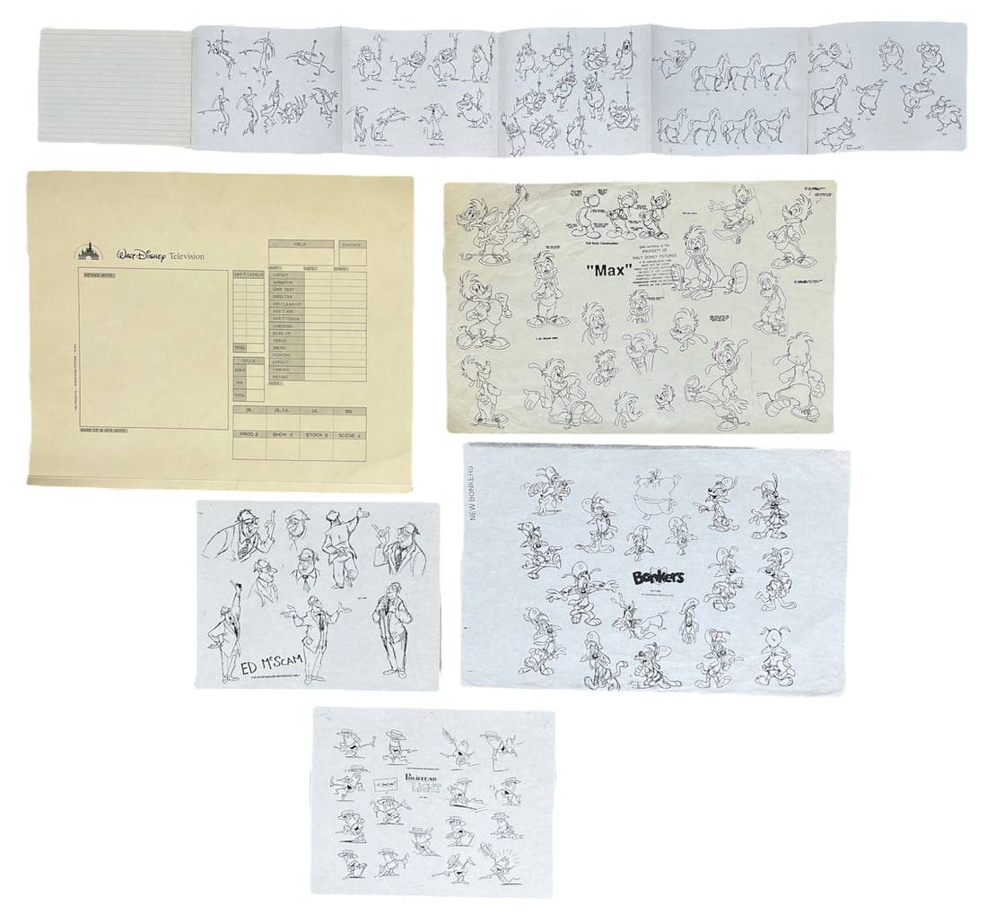 Concept Art And Model Sheets | Prints Auction