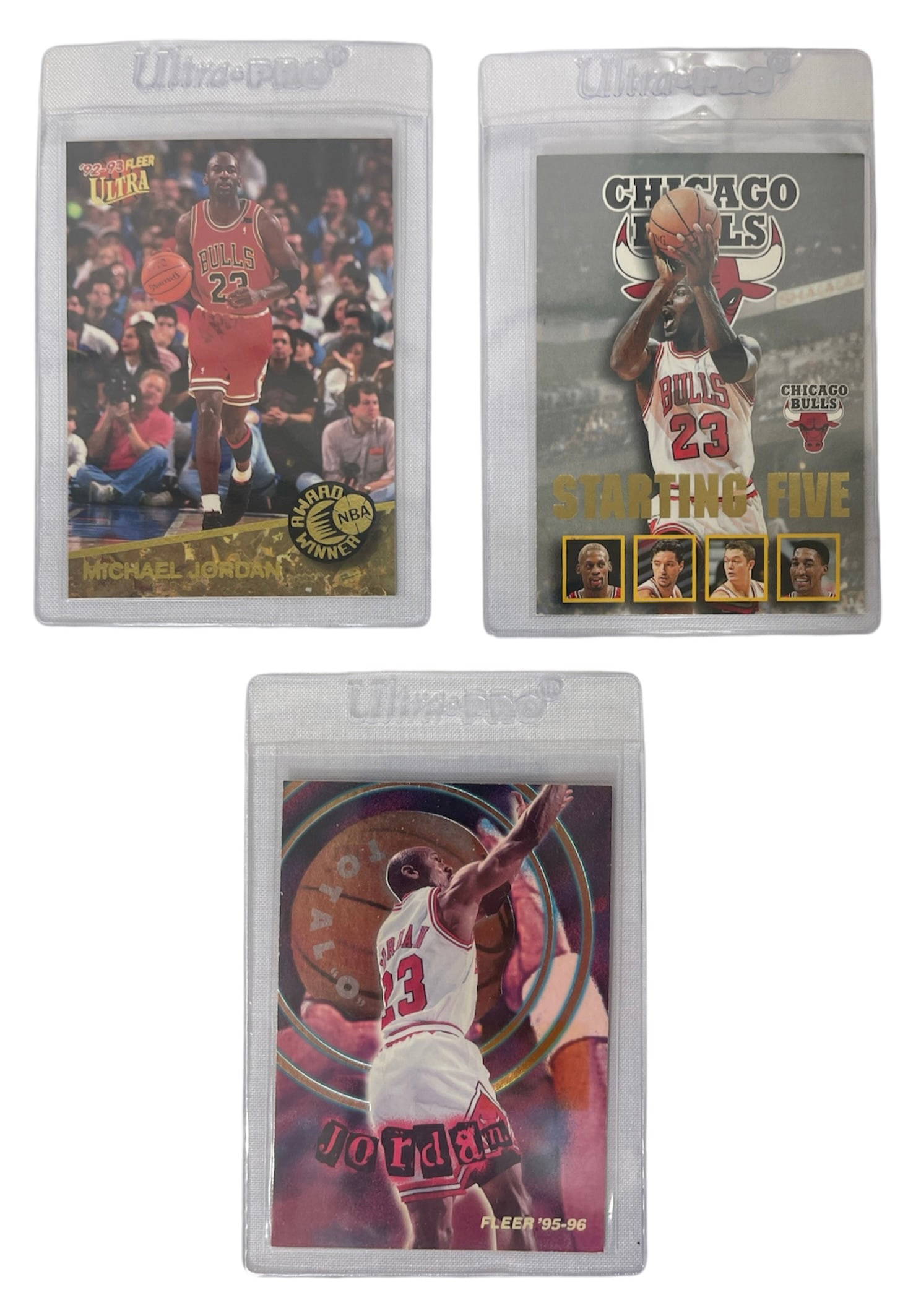 Lot Of 2 Michael Jordan Trading Cards Auction