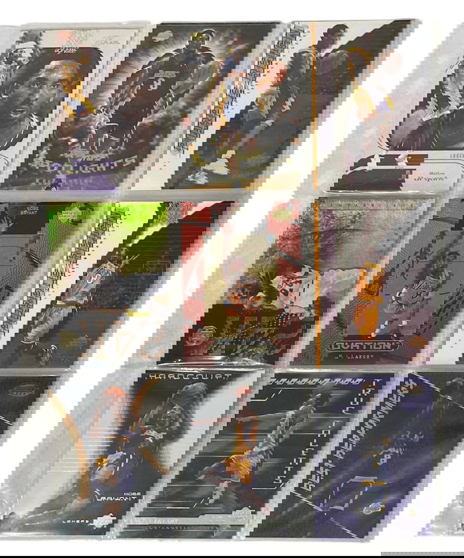 Rare Kobe Bryant Trading Card Collection Auction