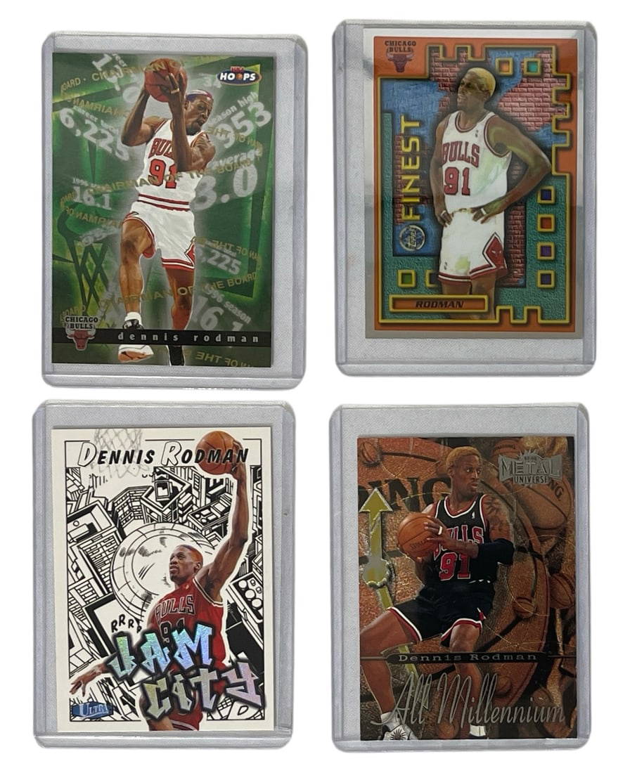Dennis Rodman Trading Card Collection Auction