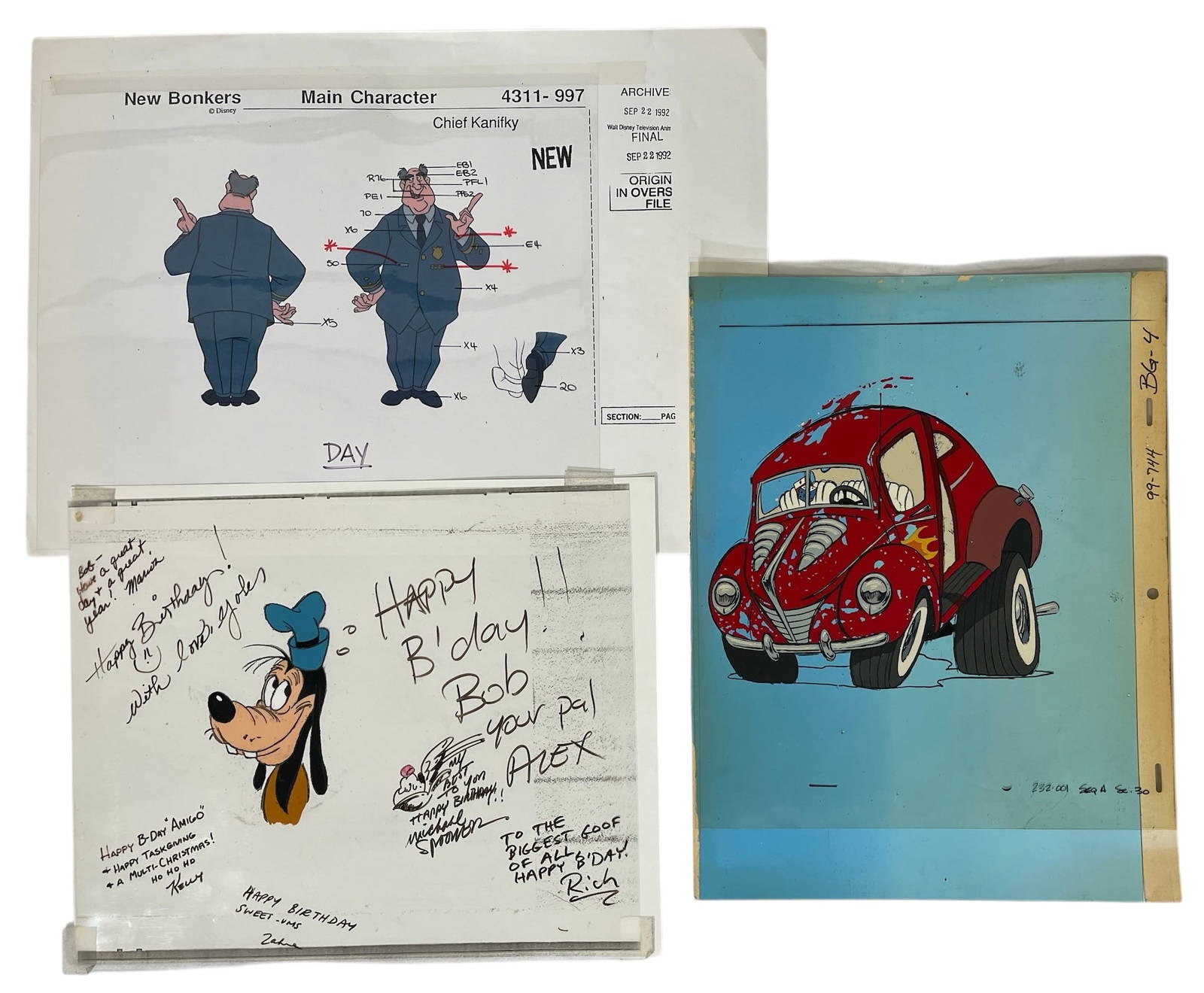 Animation Production Cels And Prints Auction