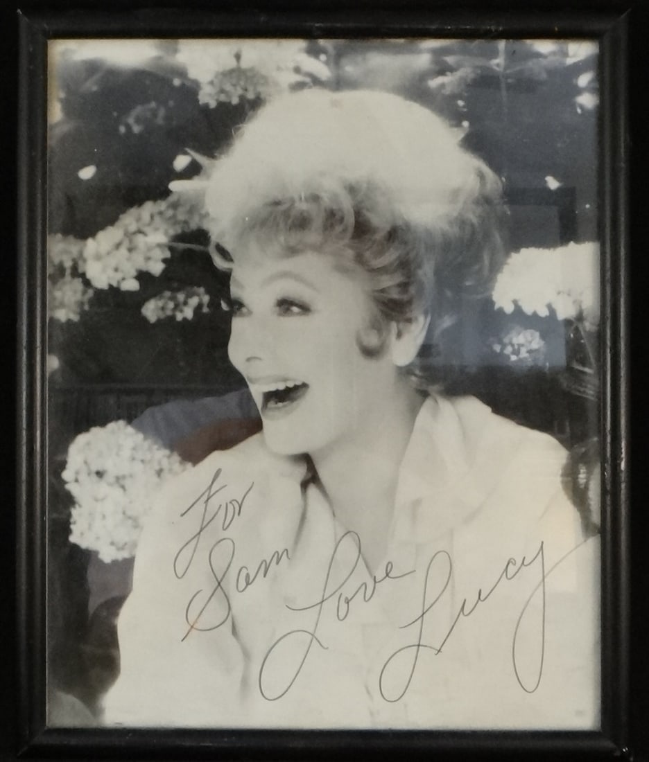 Original Lucille Ball Autographed Black & White 8” X 10” Photo. 1960’s ...