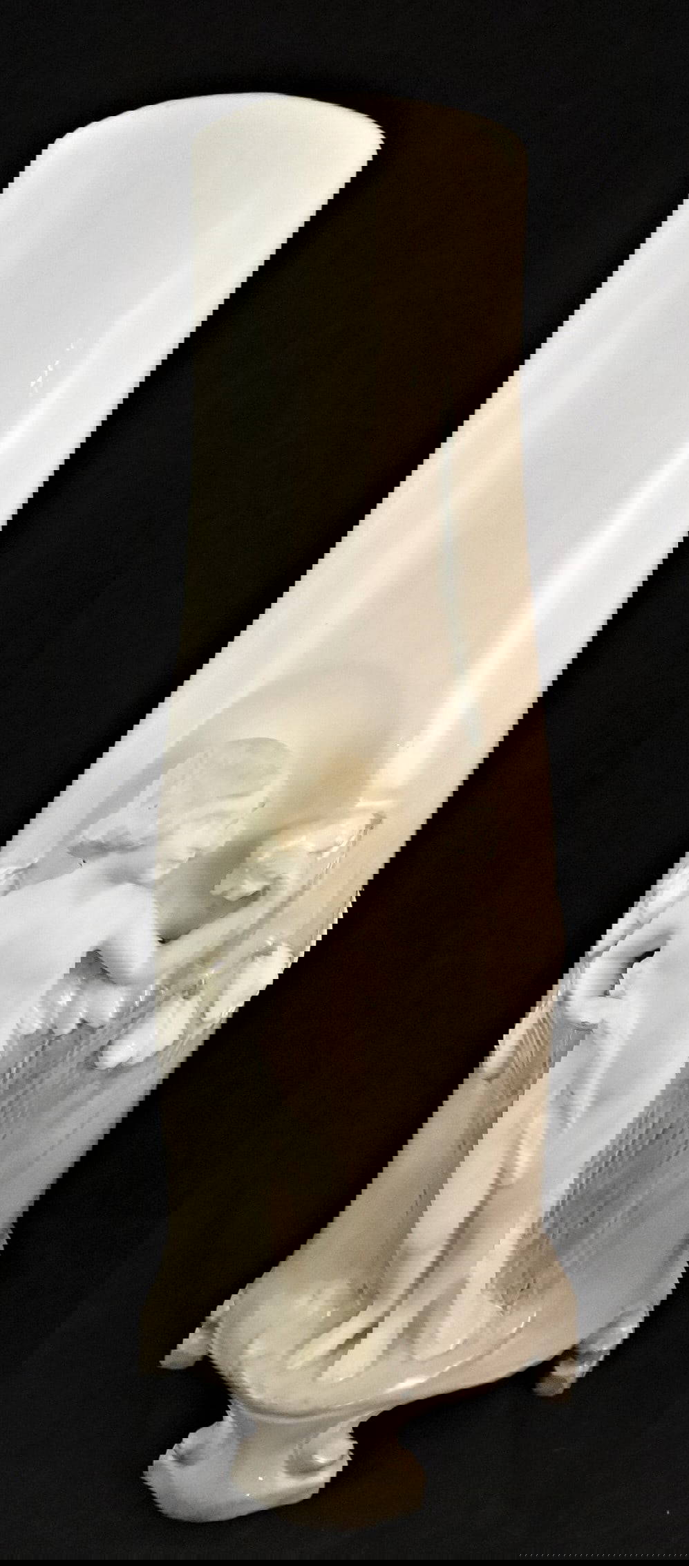 Antique Austrian Art Nouveau Porcelain Vase W/applied Nymphs, 13” T ...