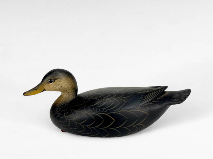 Miniature Black Duck George Strunk
