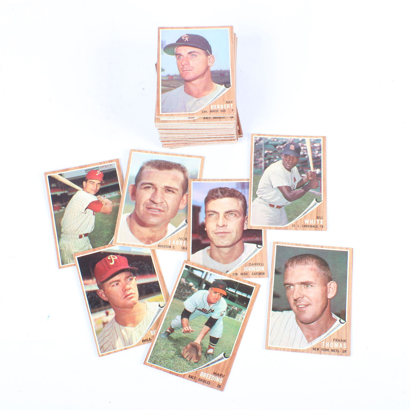 109 Topps 1962 Baseball Cards