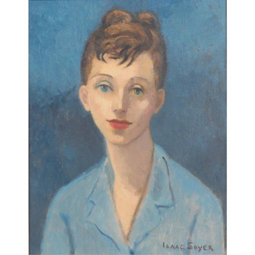 Isaac Soyer, New York / Russian Federation (1902 - 1981), Portrait of a ...