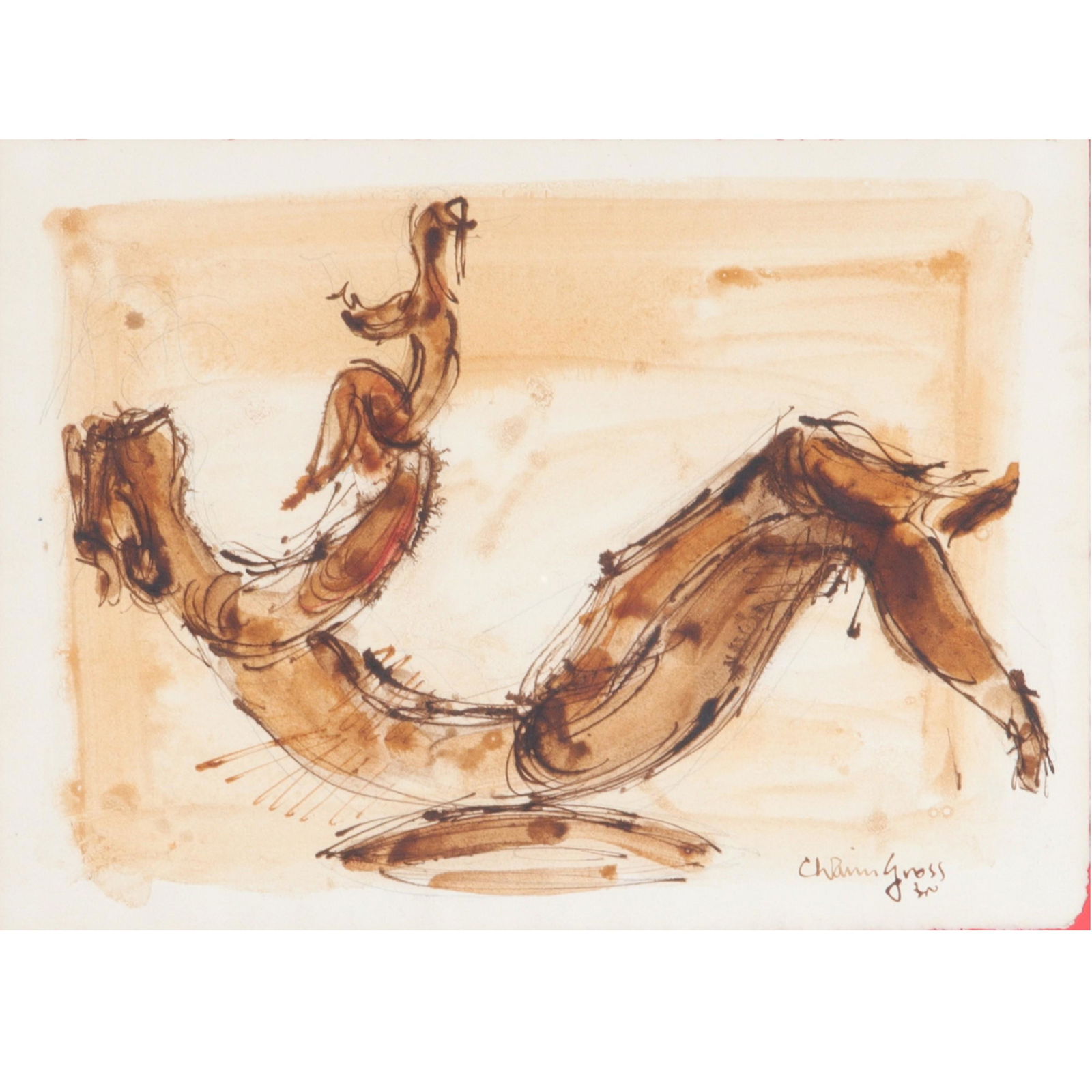 Chaim Gross, New York, Massachusetts / Austria, Poland (1904 - 1991), untitled mother and child ...