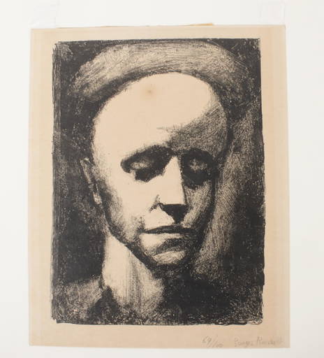 Georges Rouault, France (1871 1958), Self Portrait, 1926, Lithograph