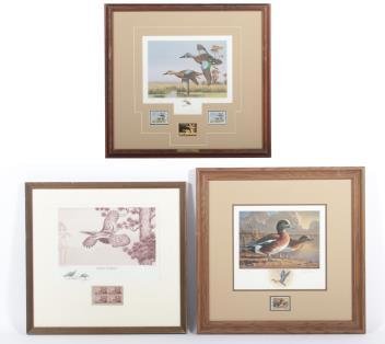 Lot Of 4 Limited Edition Wildlife Prints Of Various Fowl Including ...