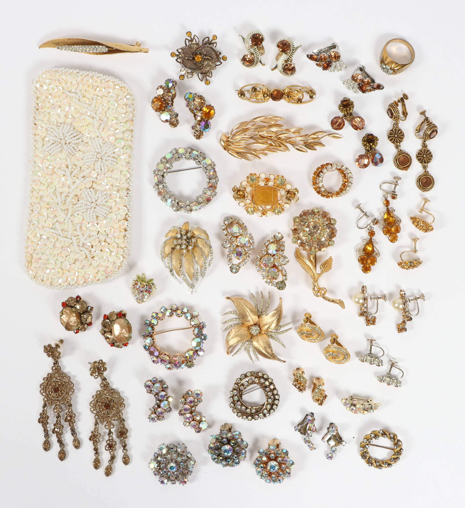 Vintage Costume Jewelry And Accessory Group Including: Kramer, Grosse ...