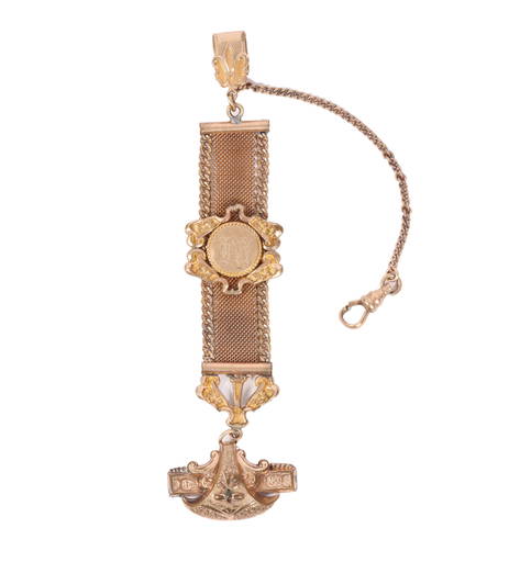 Antique Victorian Gold Filled Watch Fob.
