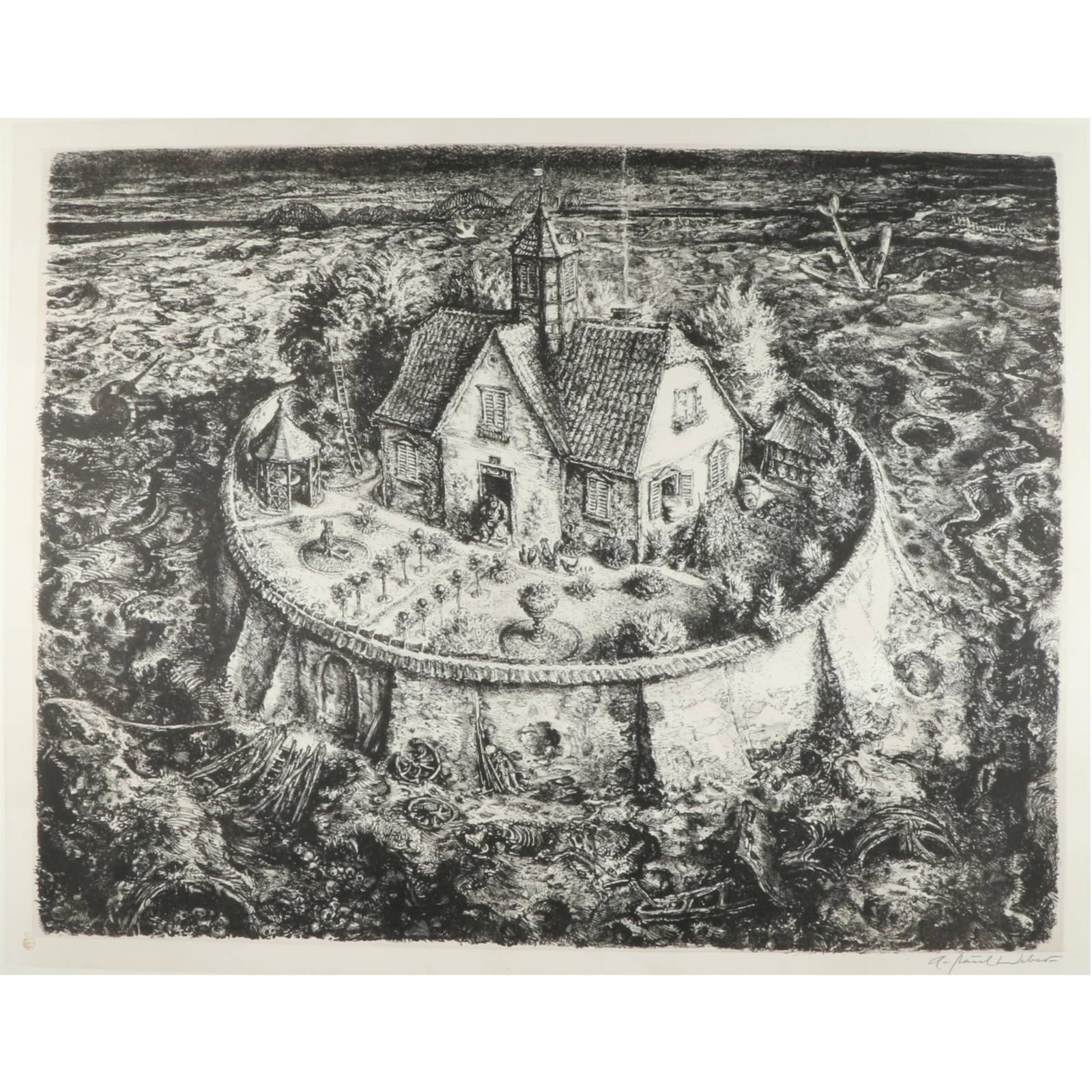 Andreas Paul Weber, German (1893-1980), Der Letzte Privatier ...