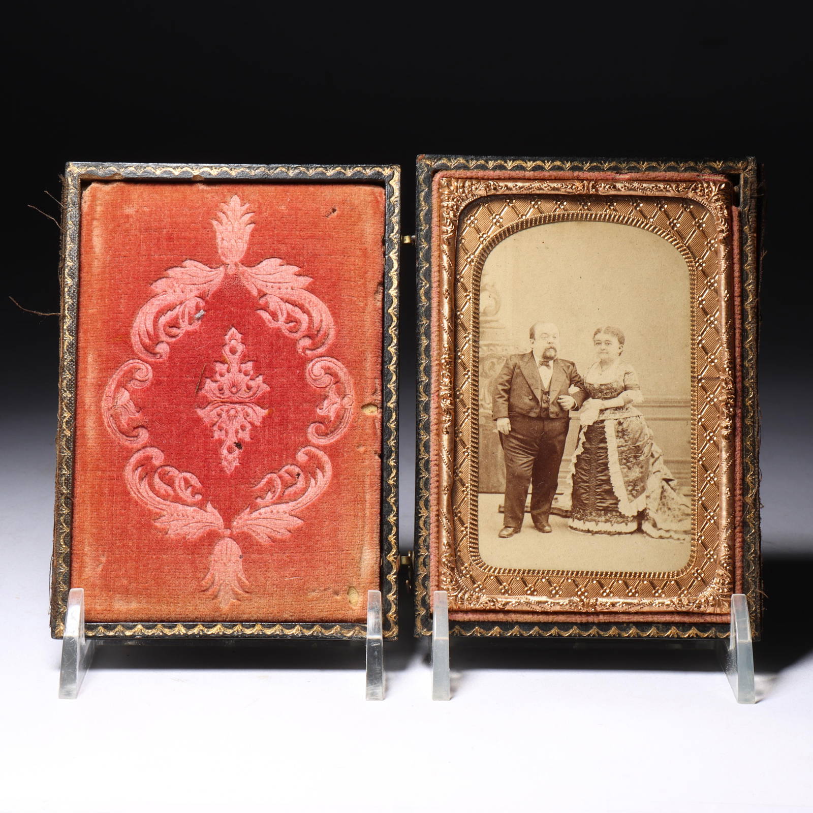 Cdv Portrait Photograph Of Charles Stratton "general Tom Thumb" With ...