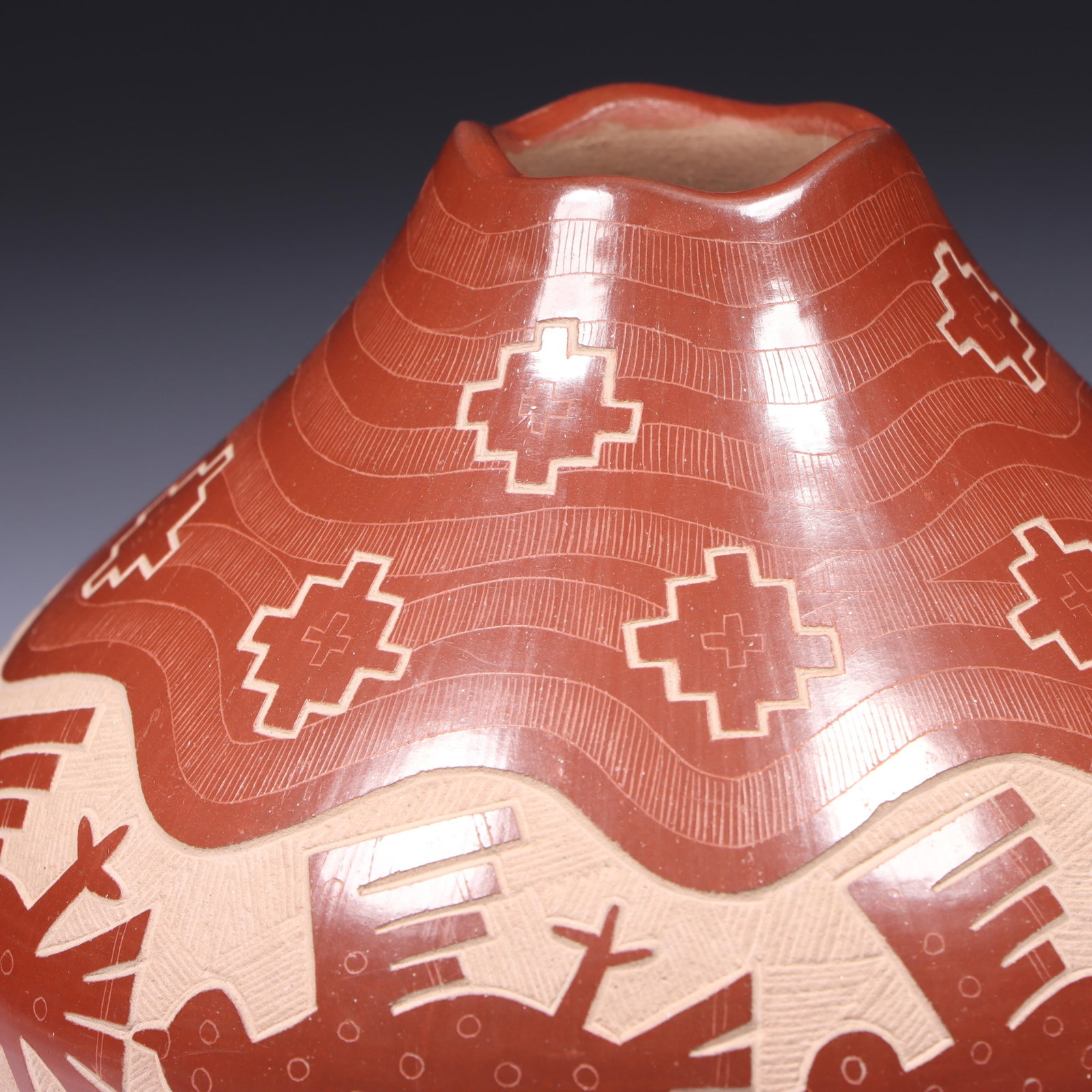 Jody Naranjo (b. 1969) Santa Clara Pueblo Native American ?winged Birds ...