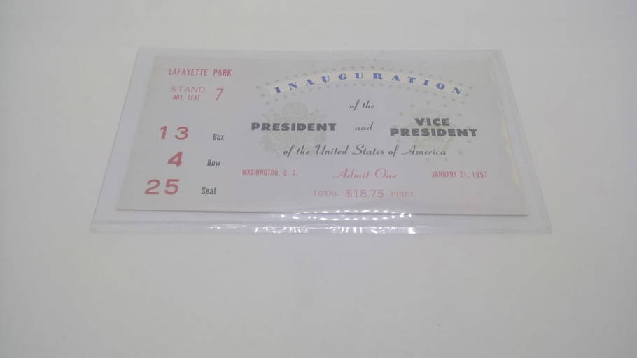 Presidential Inauguration Ticket