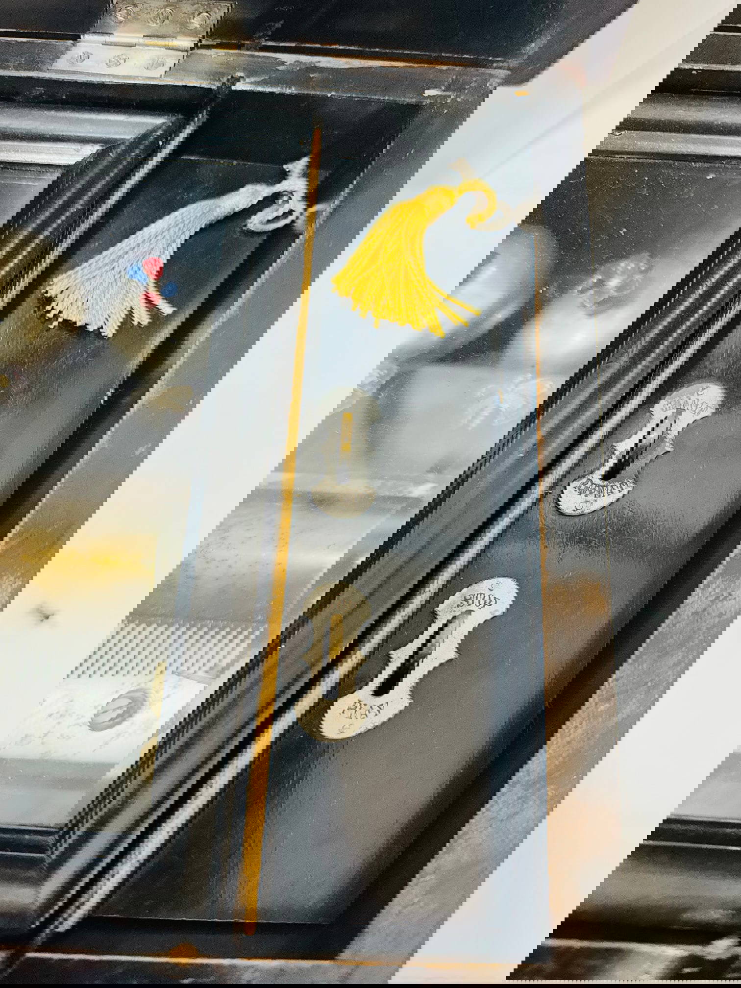 Large Music Box With 3 Bells Auction