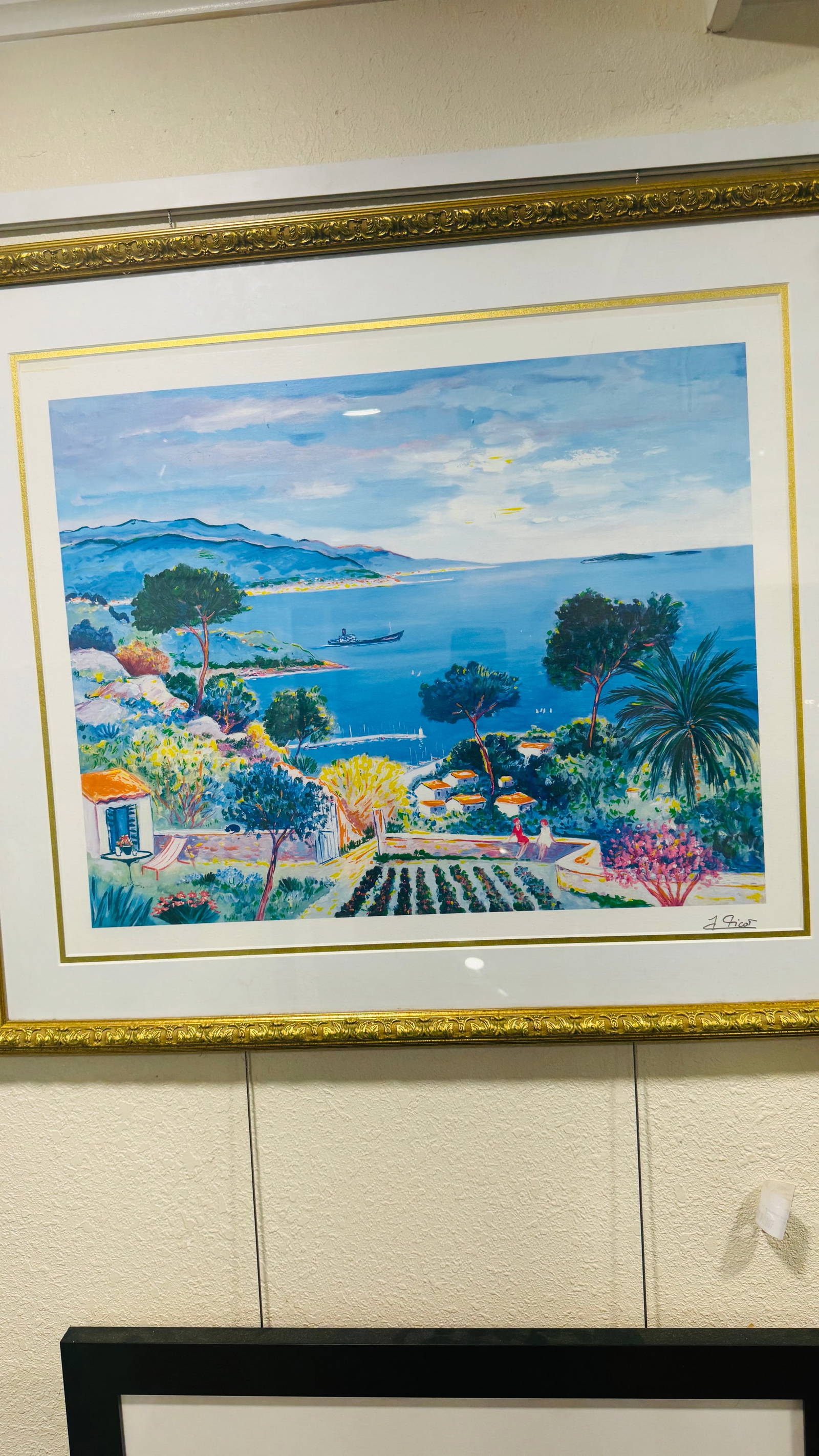 In Color Signed In Plate Seriolithograph Artwork Jean Claude Picot Two ...