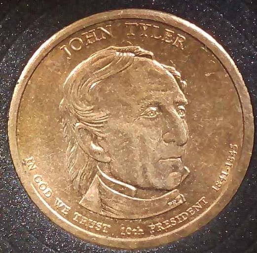 United States $1 John Tyler