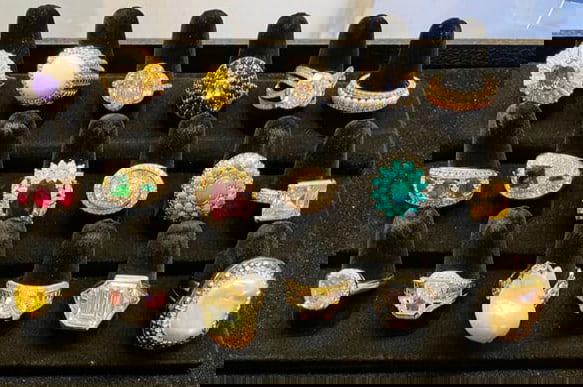 Fabulous Lot Of (18) Sterling Decorative Ladies Fashion Rings - Jun 02 ...