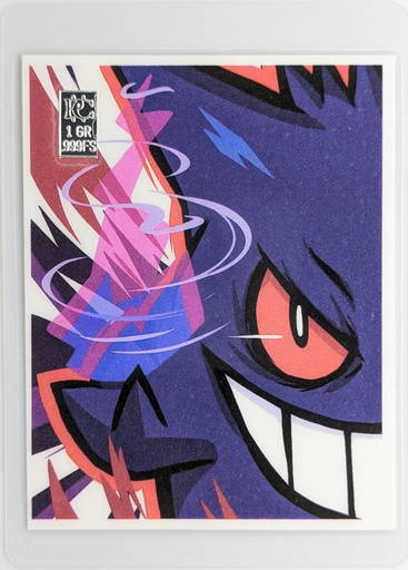 1 Grain .999 Fine Silver Pokemon Gengar