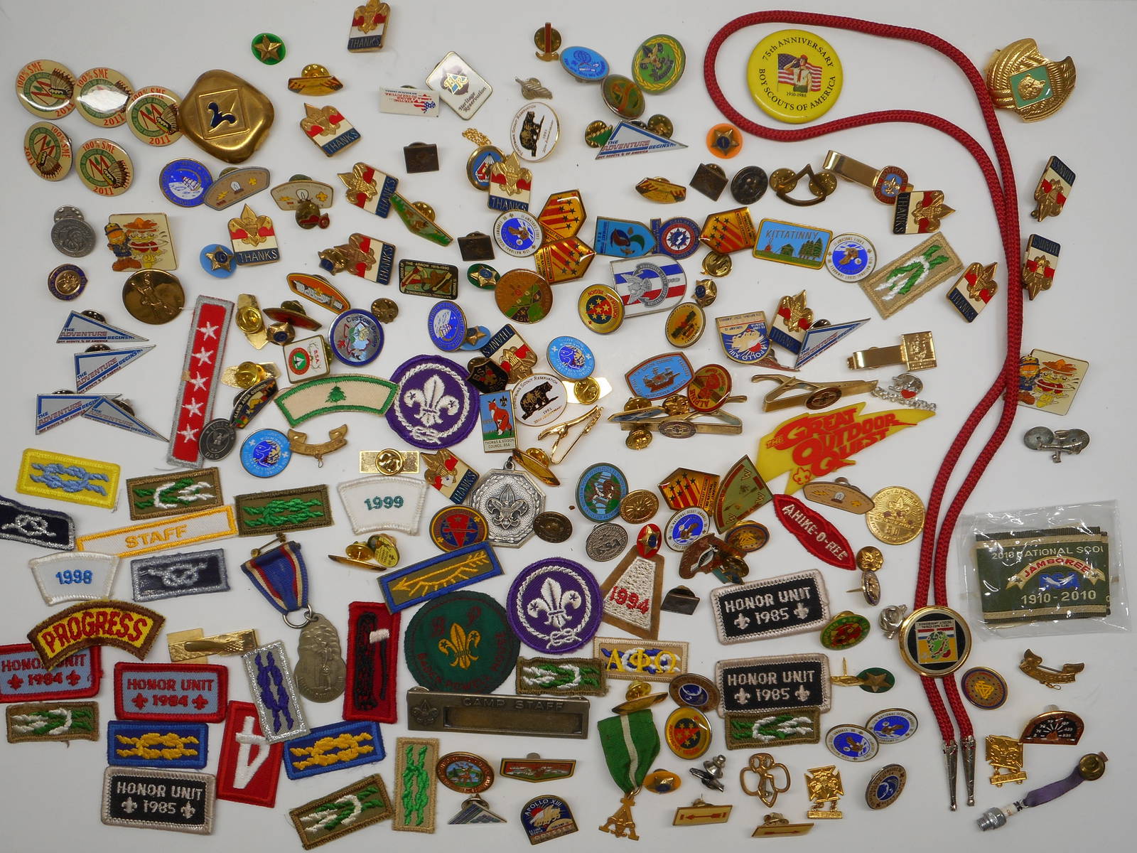 Large Collection Of Boy Scouts Of America Pins, Badges, Patches And ...