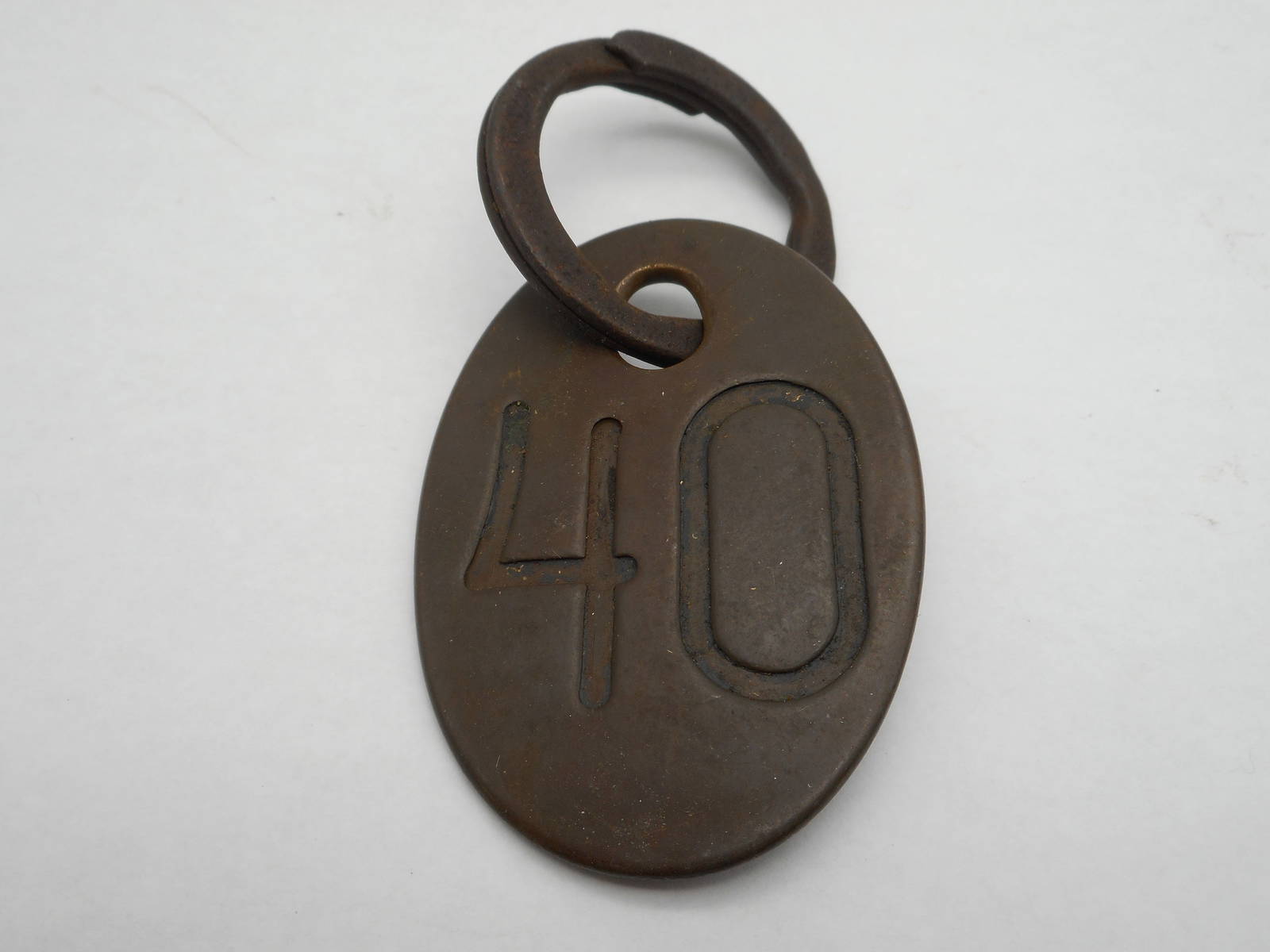 Antique 1920s Double-sided Cattle Tag With Ring, Dairy Cow Marker Id ...