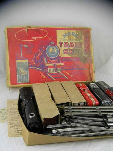 Antique Louis Marx Train Set Original Box