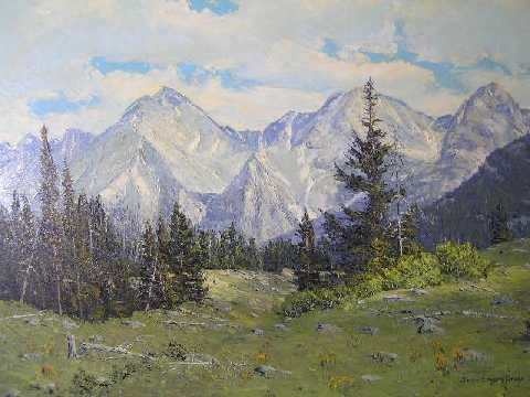 185: James Emery Greer - American West Landscape OC