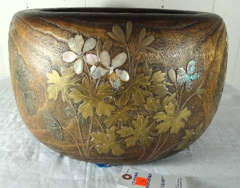 ANTIQUE JAPANESE HIBACHI POT